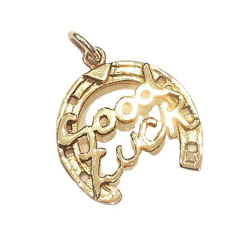 9ct 'Good Luck' Pendant– Warrenders Jewellers